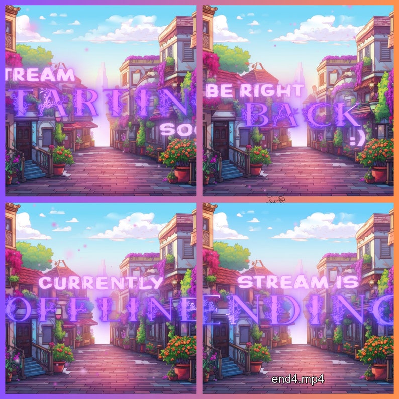 16x Animated Background Pixel Art Twitch Screens Twitch Overlay Cozy ...