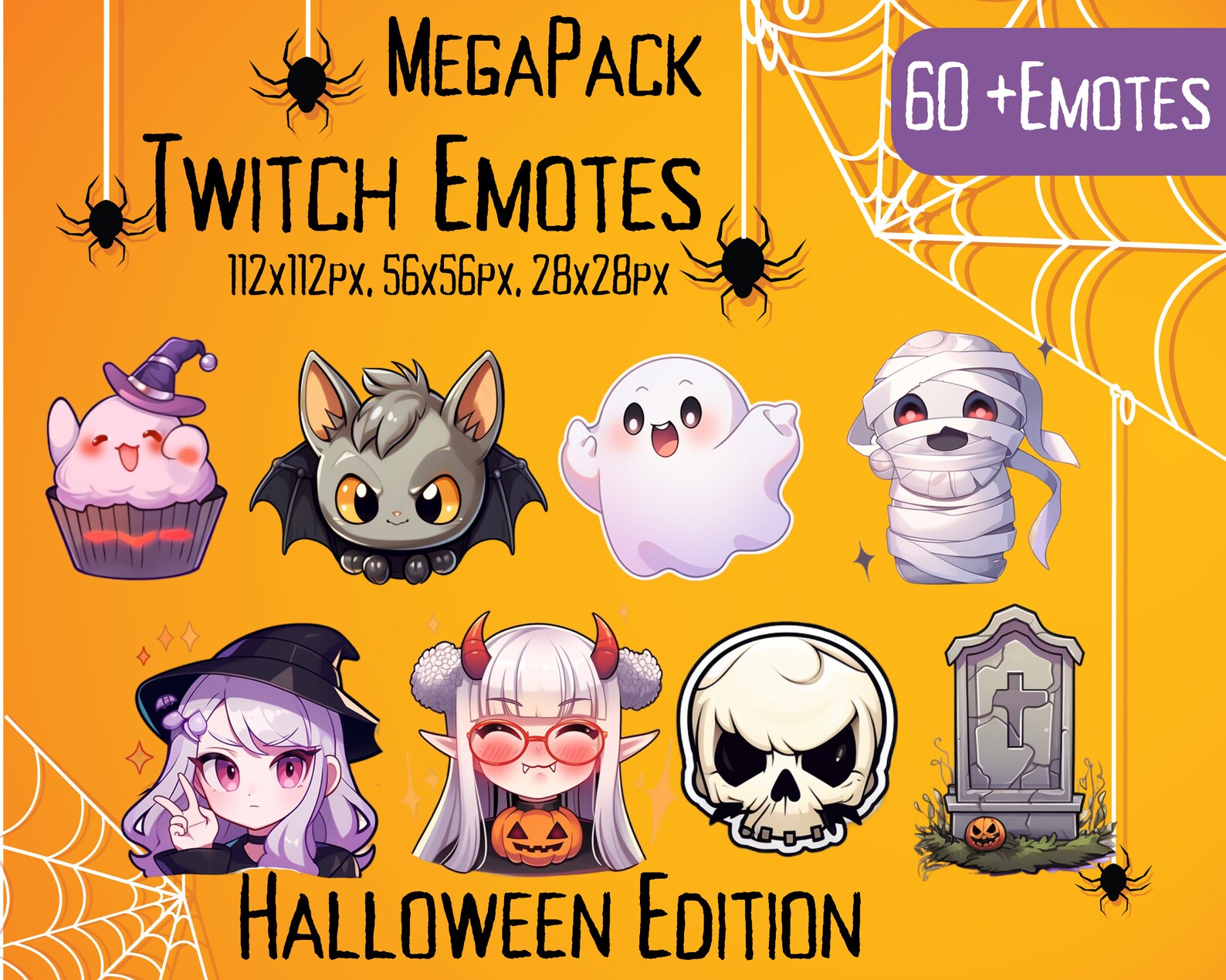 Mega Pack Animated Twitch Emotes ,cute Halloween Emotes Animated Twitch ...