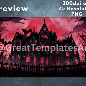Vtuber Background 50x Spooky Backgrounds Halloween Virtual Background ...