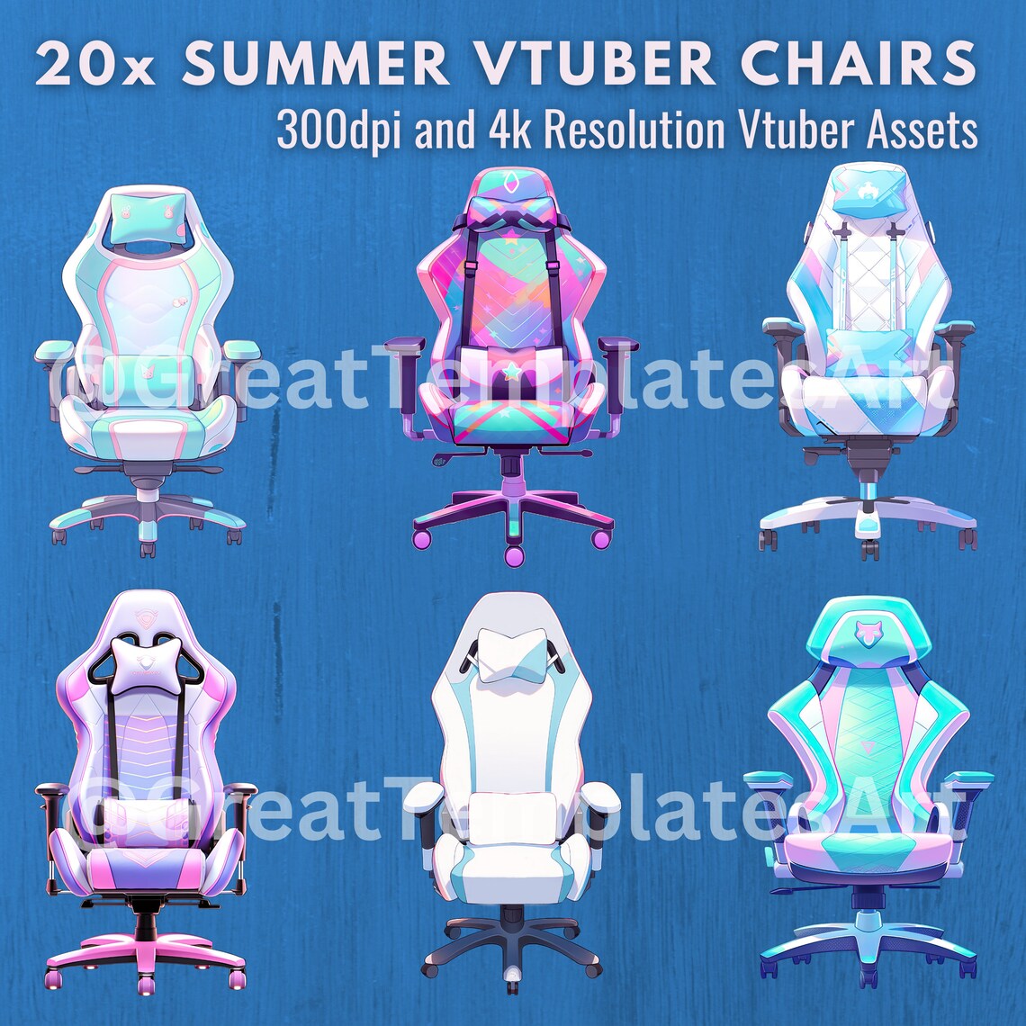 Summer Vtuber Backgrounds: 200+ Animated Scenes & Chairs (mega Pack) - Etsy