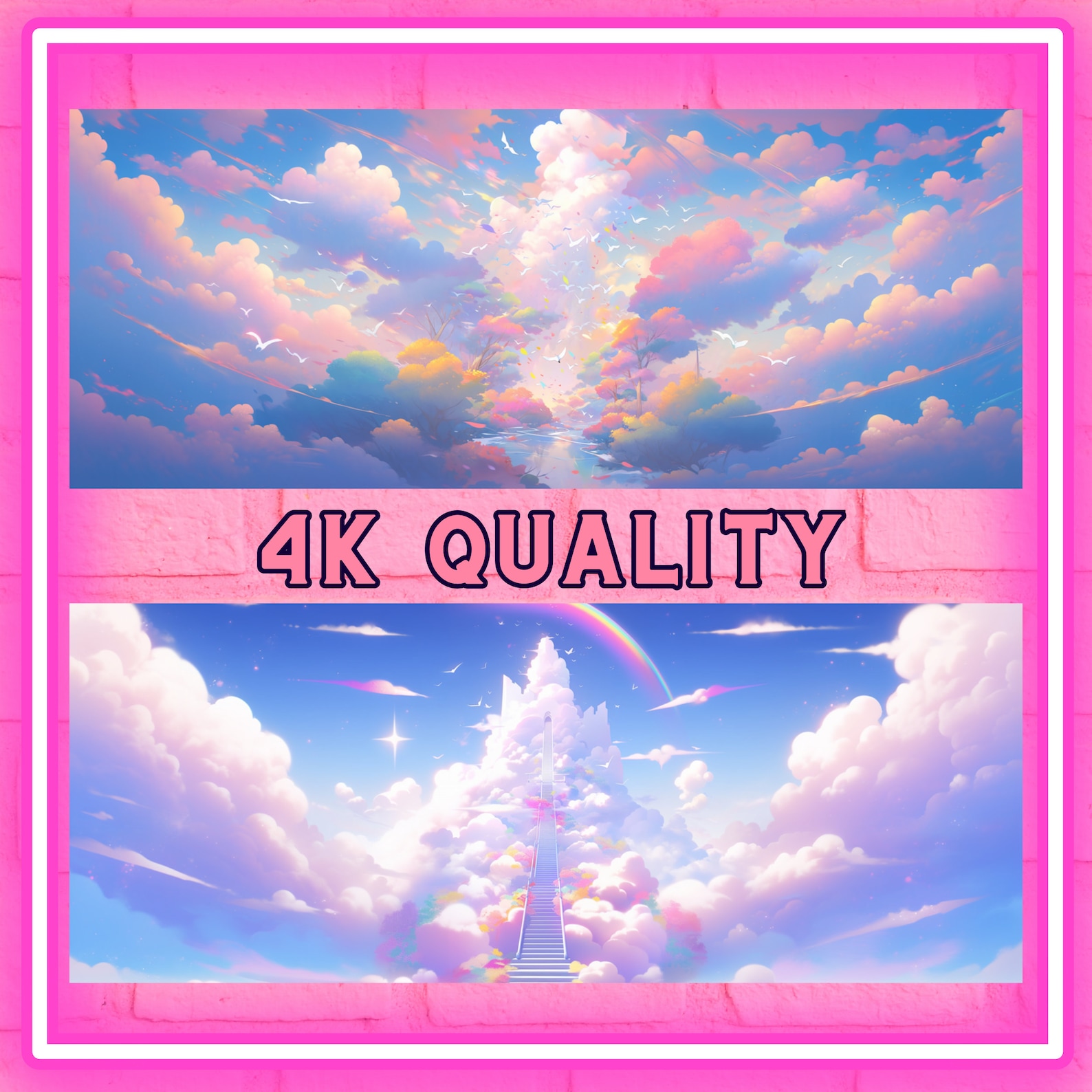 Twitch Pink Banner 30x Cozy Twitch Background Cozy Twitch Pink Banner ...