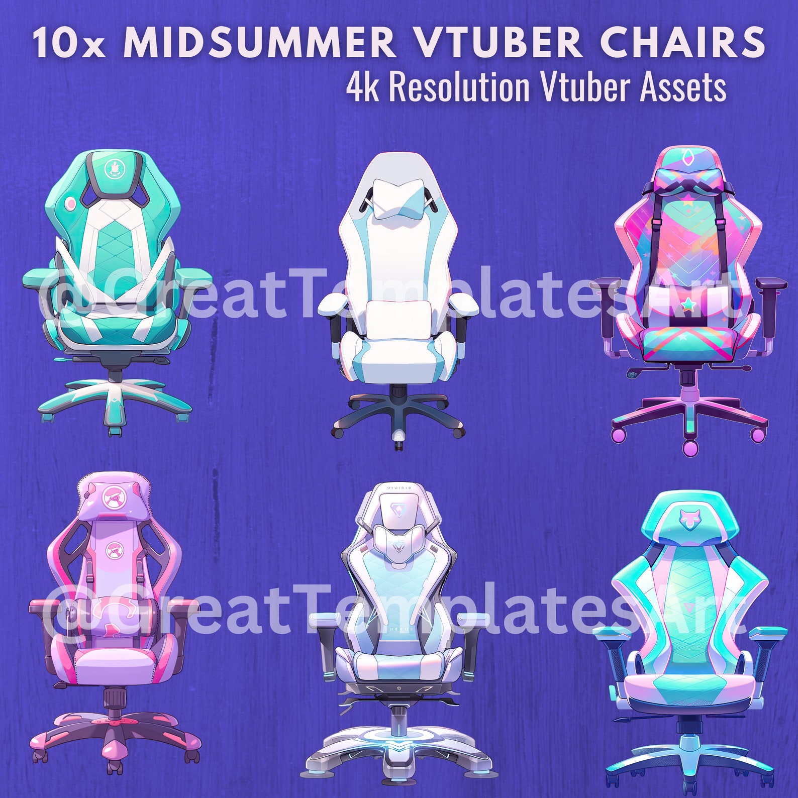 Mega Pack Mid-summer , Vtuber Background, Vtuber Animated Backgrounds ...