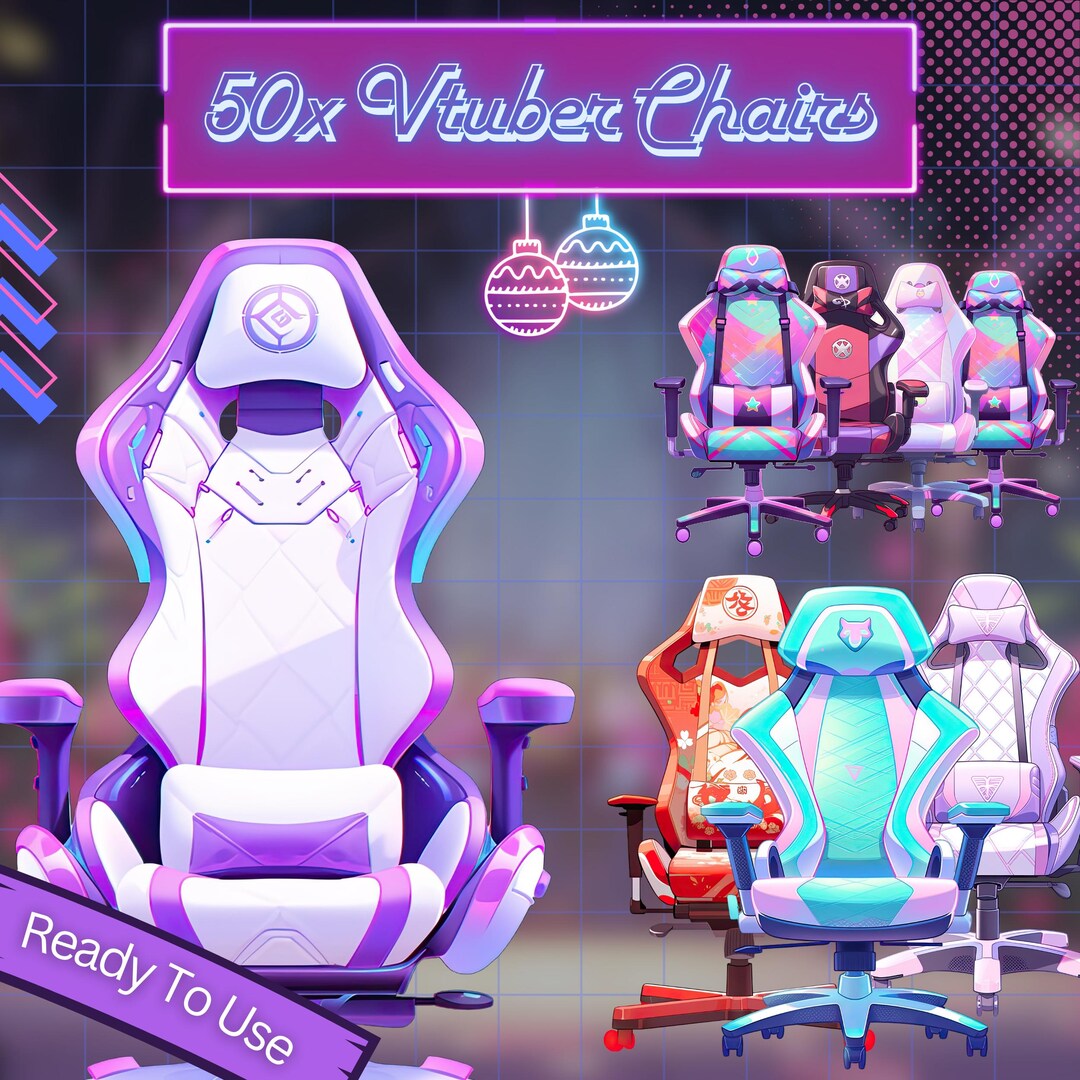 50+ Vtuber Gaming Chair Stream Assets: Twitch/youtube (PNG) - Etsy