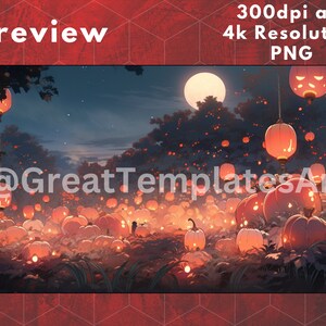 Vtuber Background 50x Spooky Backgrounds Halloween Virtual Background ...