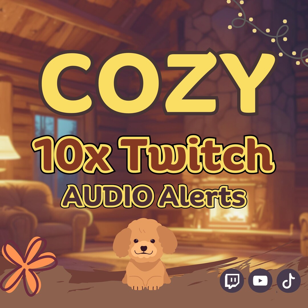 10x Cozy Audio Sound Alerts - Twitch Sound Alerts Sound Effects for ...