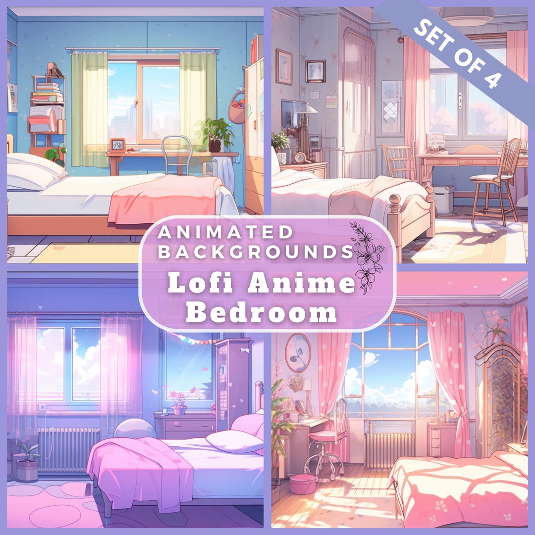Twitch 4x Animated Background Bedroom Animated Background Animated ...