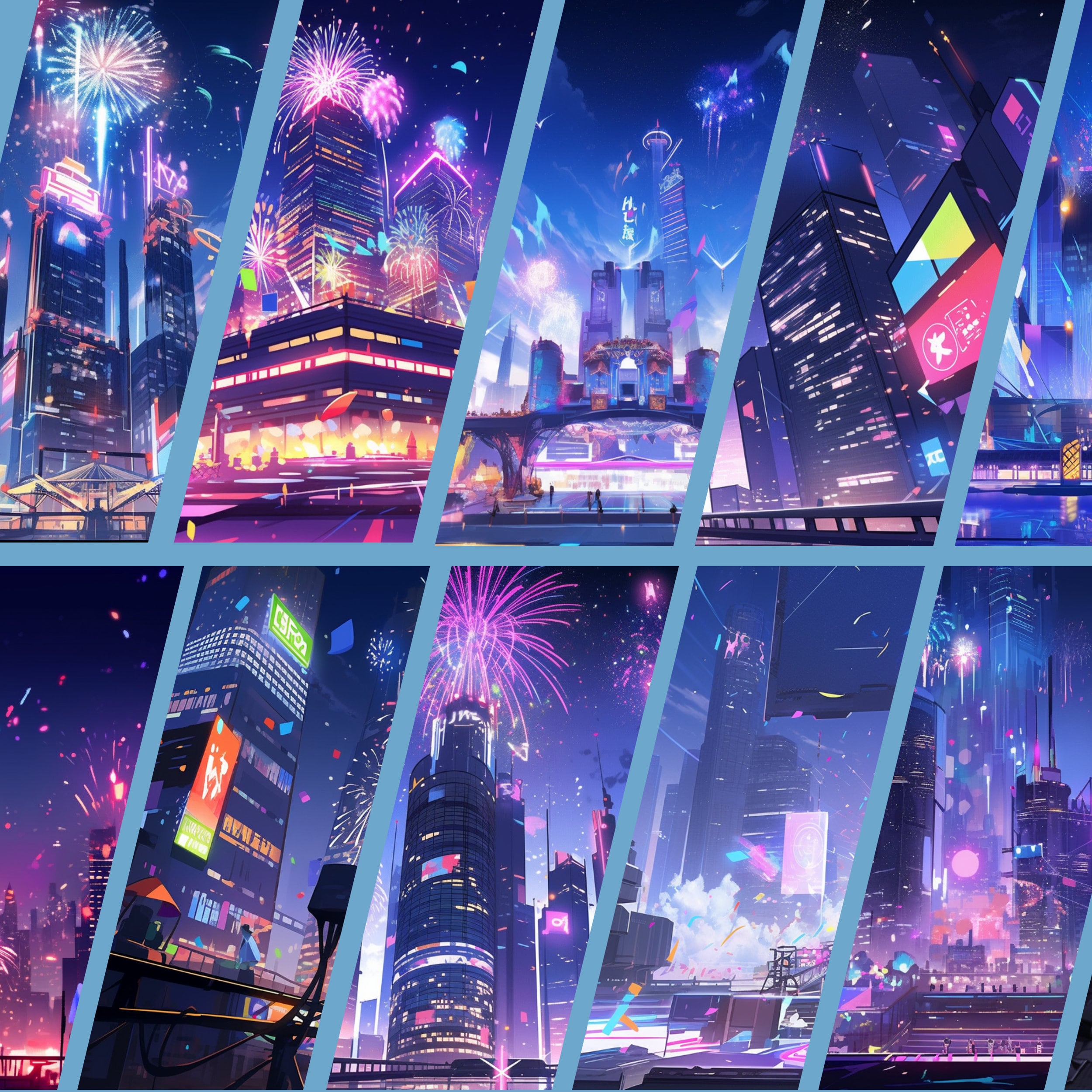 Vtuber Background 70 New Year Virtual Vtuber Background Stream Asset ...