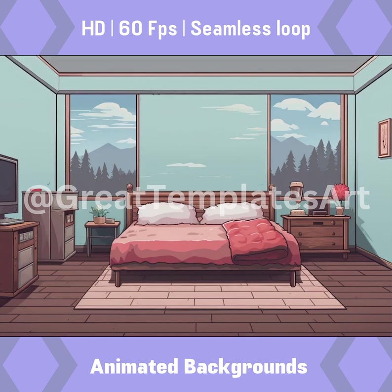 Pixel Art Backgrounds - Lo-fi Background - Twitch Backgrounds - Gaming Background - Animated ...