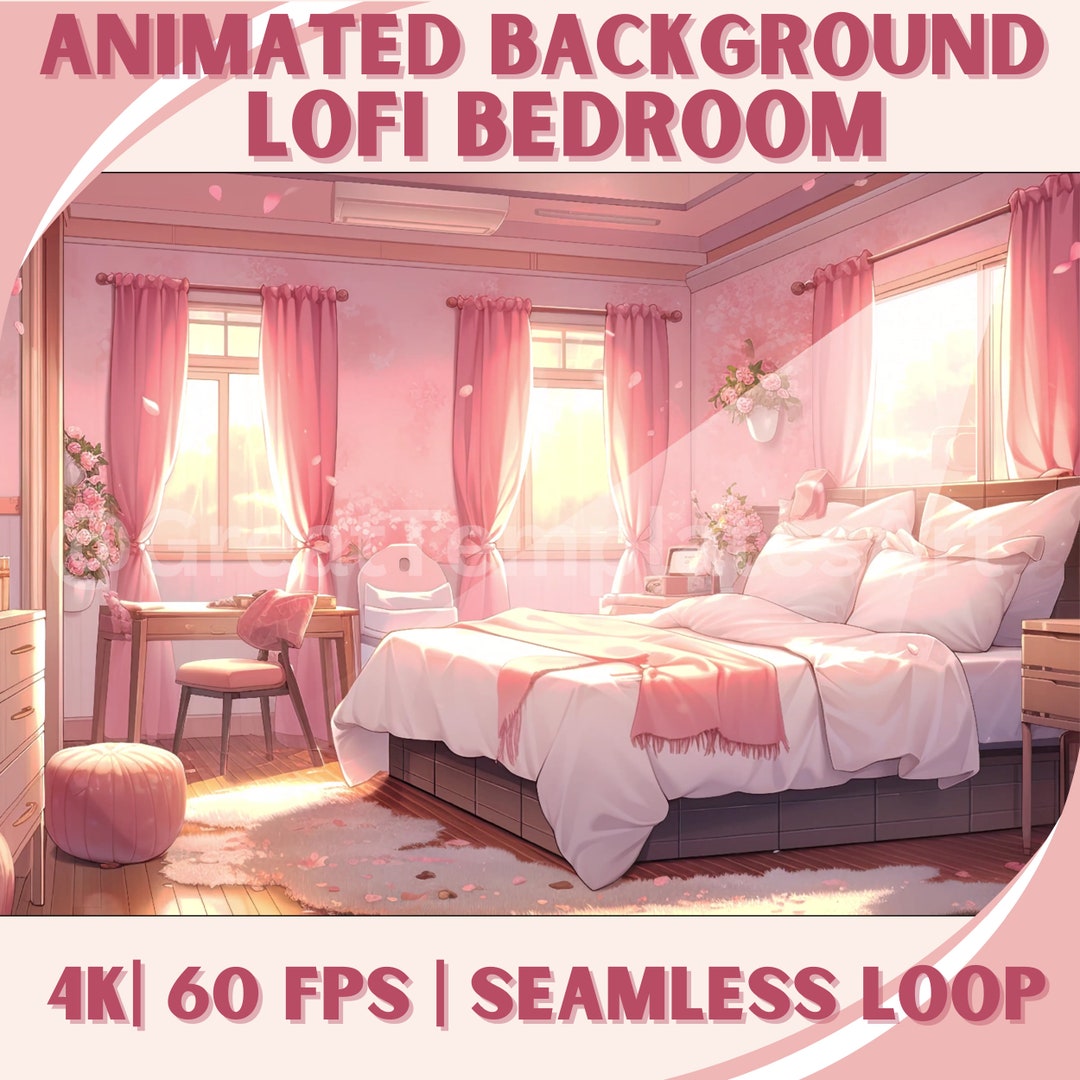 Twitch Animated Background Bedroom Animated Background Anime Lo-fi ...