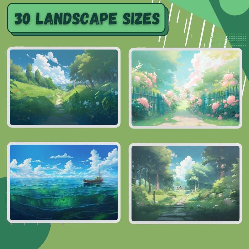 Green 30x Wallpapers Vtuber Background Desktop Wallpapers MacBook ...