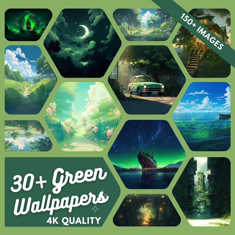 Green 30x Wallpapers Vtuber Background Desktop Wallpapers MacBook ...