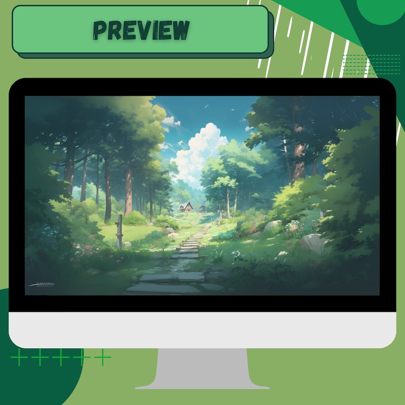 Green 30x Wallpapers Vtuber Background Desktop Wallpapers MacBook ...