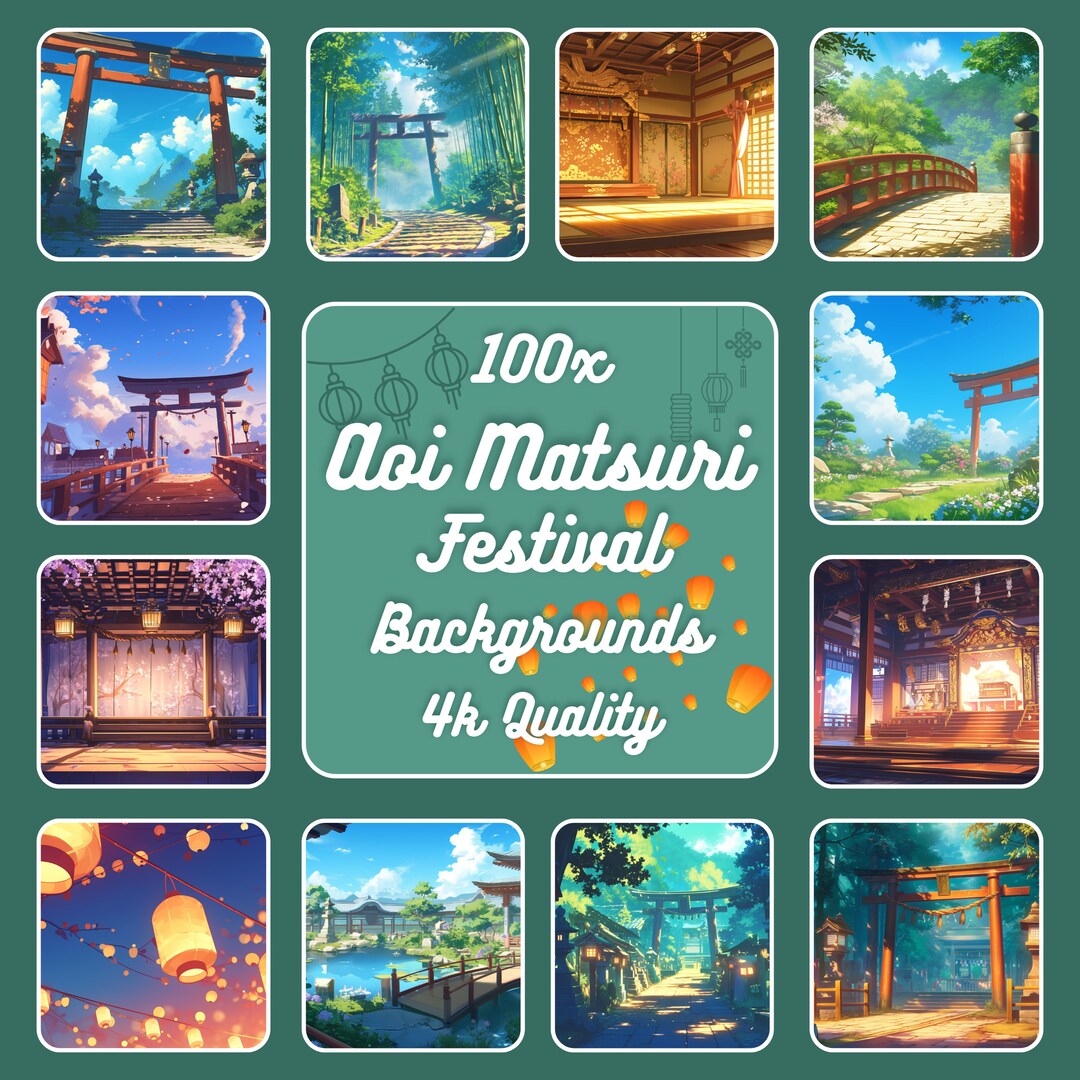 Aoi Matsuri Vtuber Background, Virtual Background, Zoom Backgrounds ...