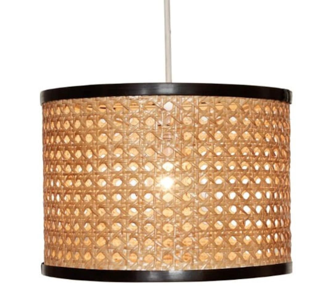 Cane Light Shade Natural Cane Ceiling Shade Lightning Decoration Living ...