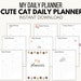 Cute Cats Daily Planner, 6x9, 11 Page Planner for Cat Lovers - Etsy