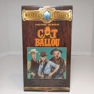 Cat Ballou VHS Video Tape Cassavete. Movie Jane Fonda. Western. Pre ...
