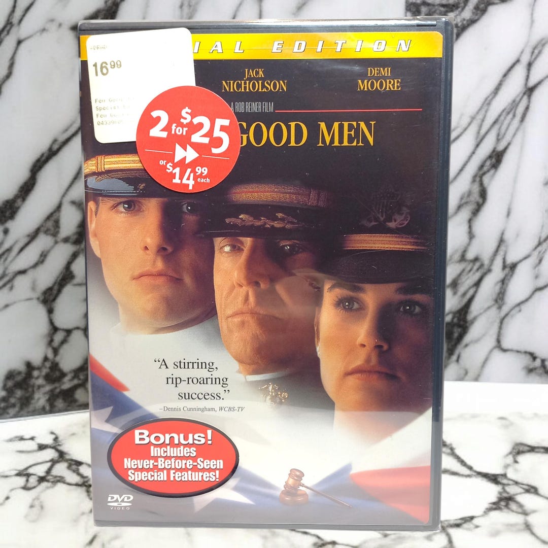 A Few Good Men (DVD, 1992) Special Edition. New Sealed. Tom Cruise Jack ...