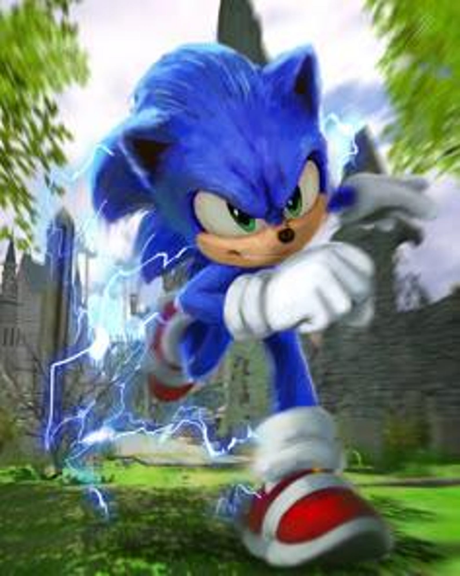 Sonic the Hedgehog Poser Approx 30cm×45cm. No Frame. Kid's Room Decor ...