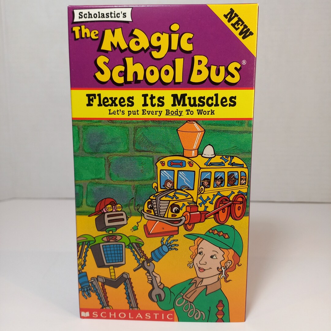 Magic School Bus, the Flexes Its Muscles Vintage VHS, 1997 Scholastic ...