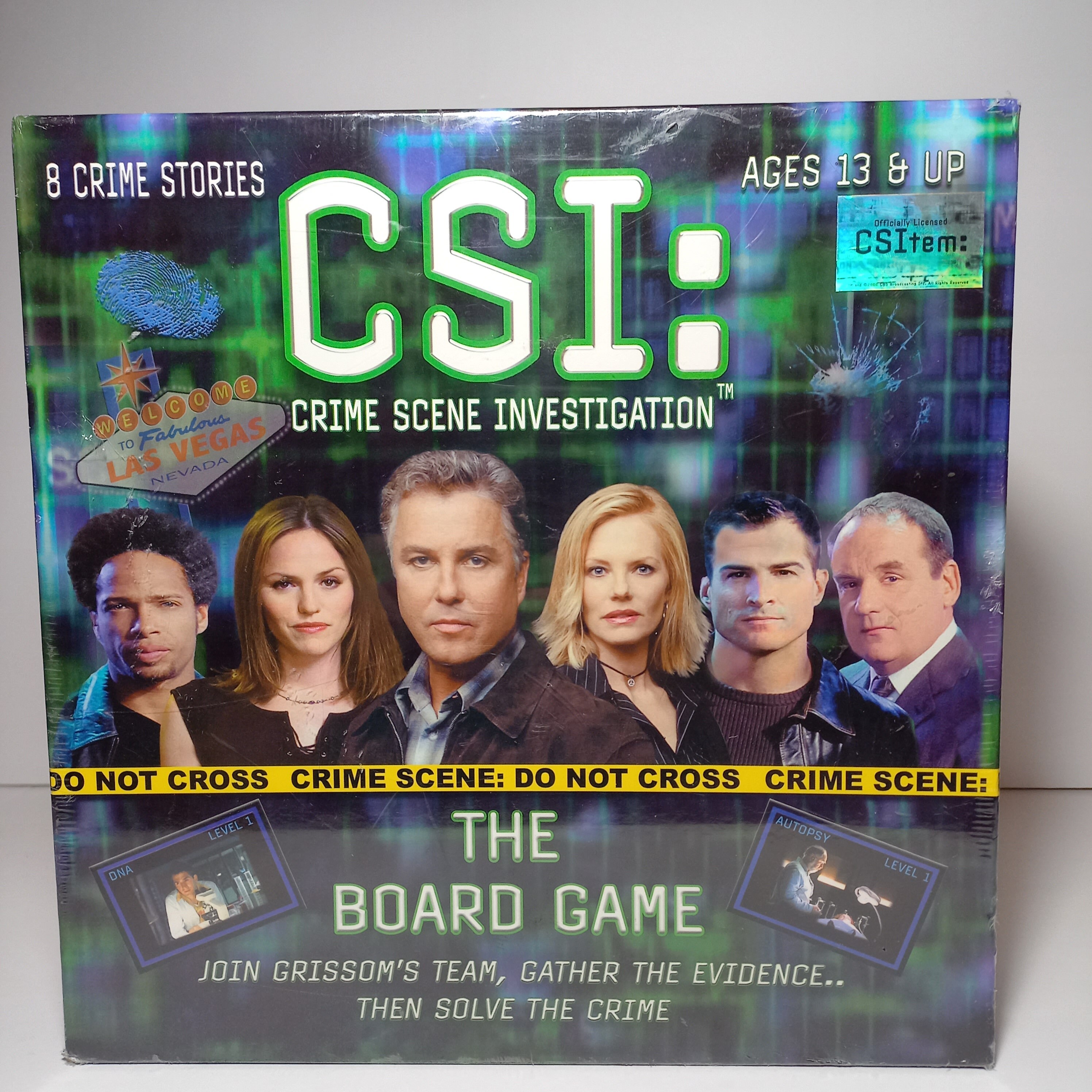 CSI: Crime Scene Investigation the Board Game 2004 Vintage New Sealed 8 ...