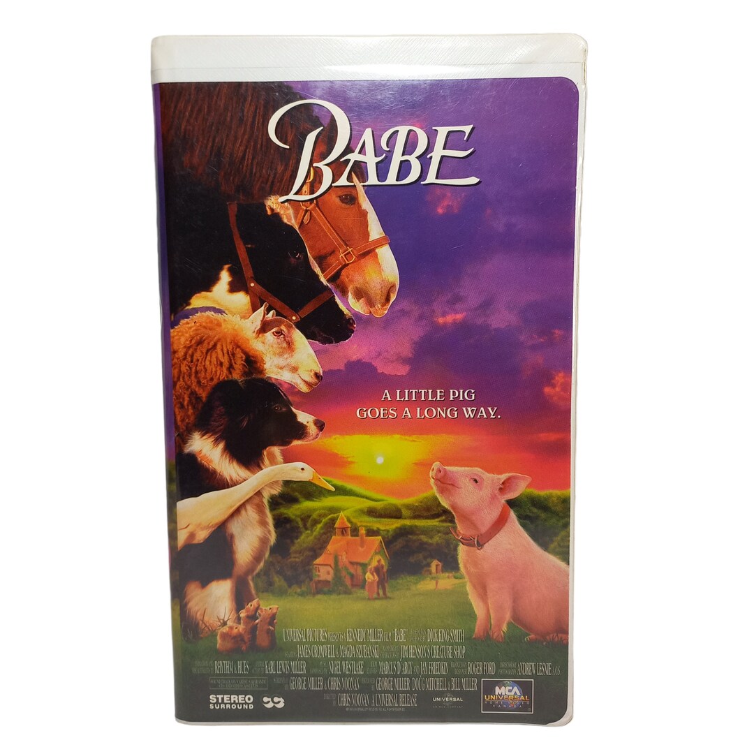 Babe (VHS, 1995/1996) Canadian Edition Collectible Classic. Fast Shipping With Tracking. Thank ...