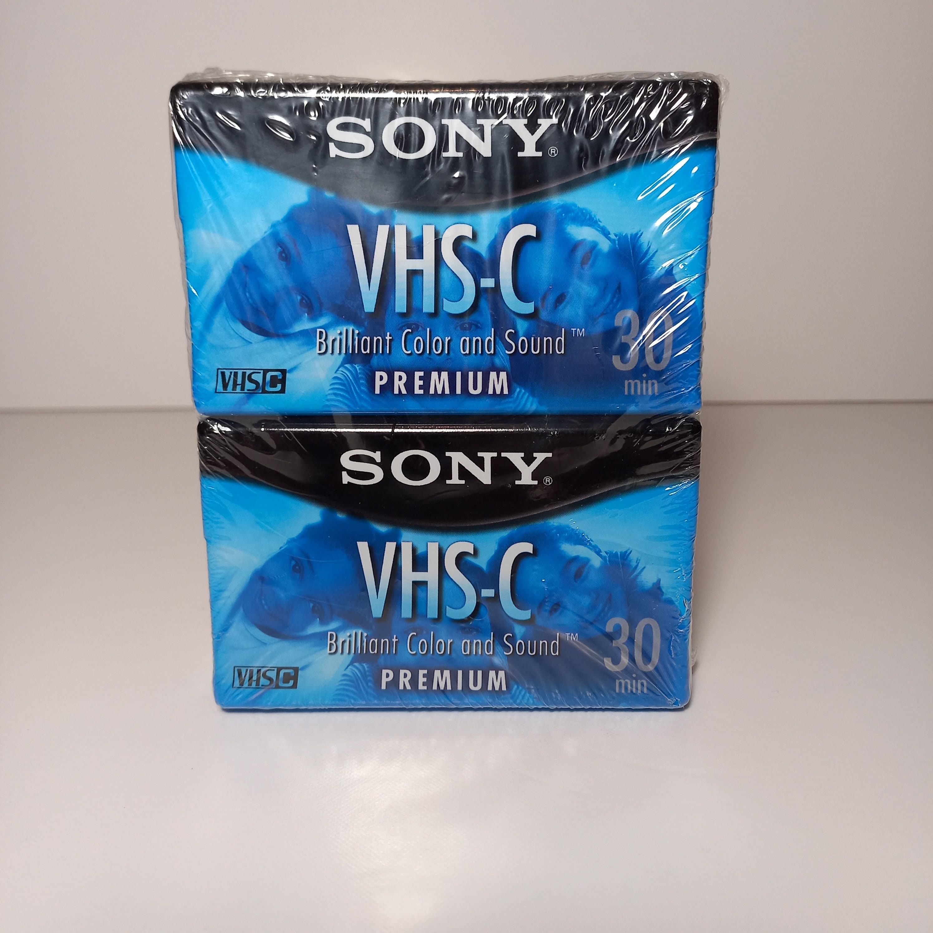 Sony VHS-C Premium Grade 30 Min Lot of Two. New Sealed Sp - Etsy