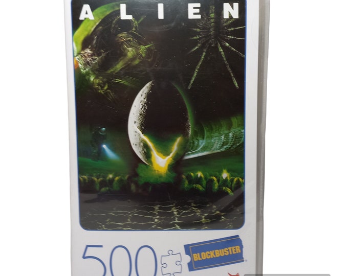Blockbuster Video Alien the Movie Poster Puzzle 500 Piece 18x24 ...