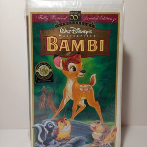 Bambi 55th Anniversary Vhs. Collectible Vintage - Etsy
