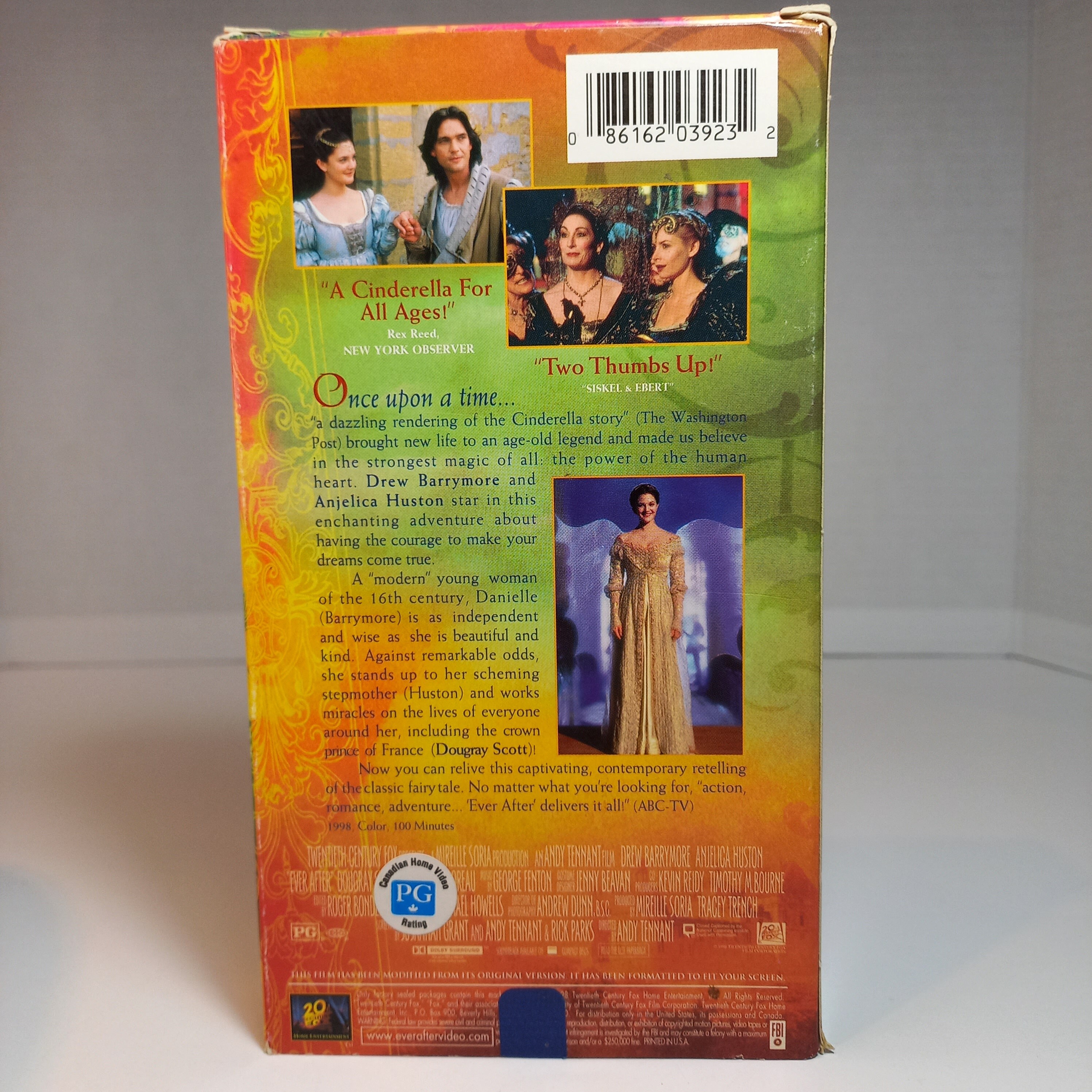 Ever After: A Cinderella Story VHS, 1999 Pre-owned Drew Barrymore ...