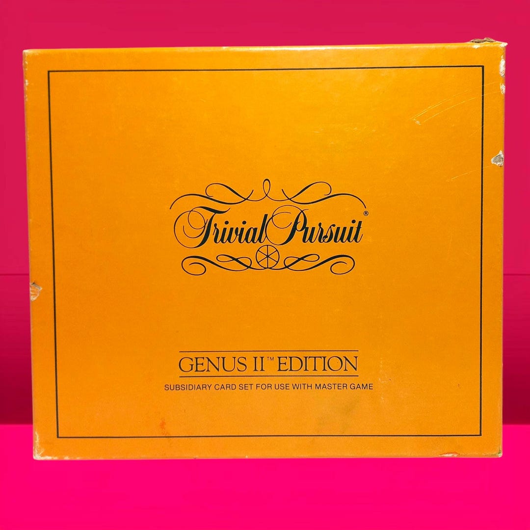 Trivial Pursuit Genius II Edition Vintage Subsidiary Card Set. Canadian ...