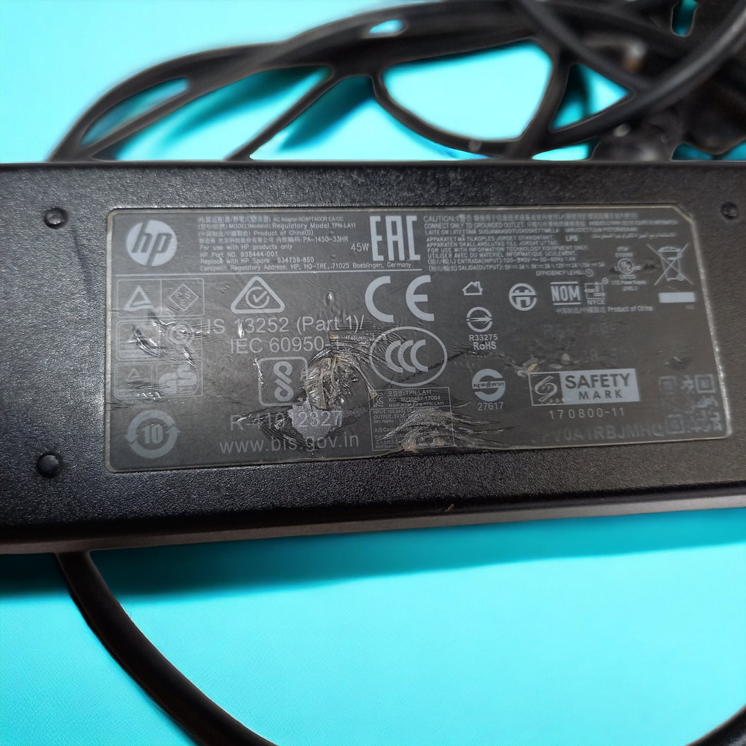 Ac/dc Adapter for HP IS 13252 Iec 60950 With Cord Laptop Power Charger ...