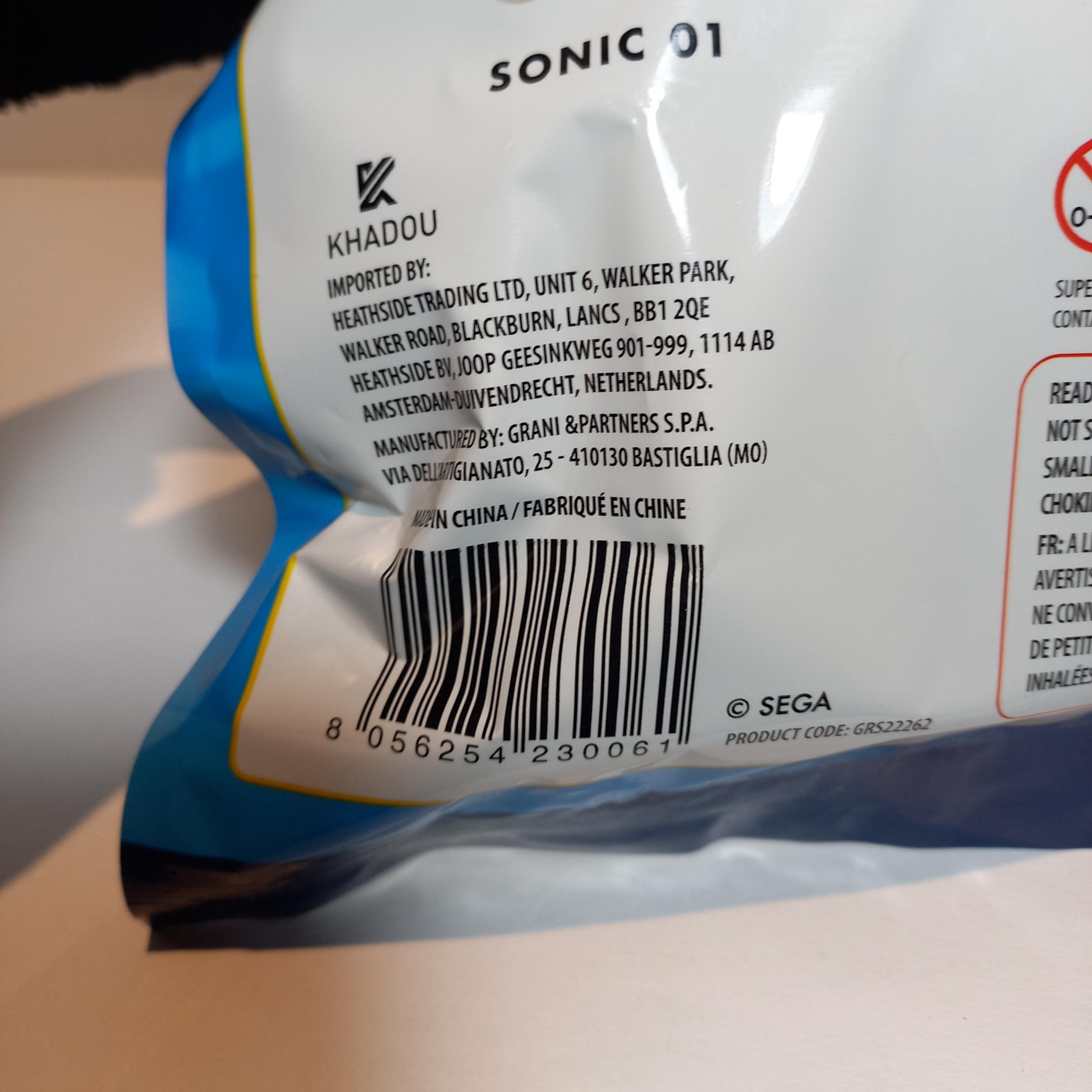 Sonic the Hedgehog Super Magic Squishy Maxi Toy Figure 'sonic 01' Rare ...
