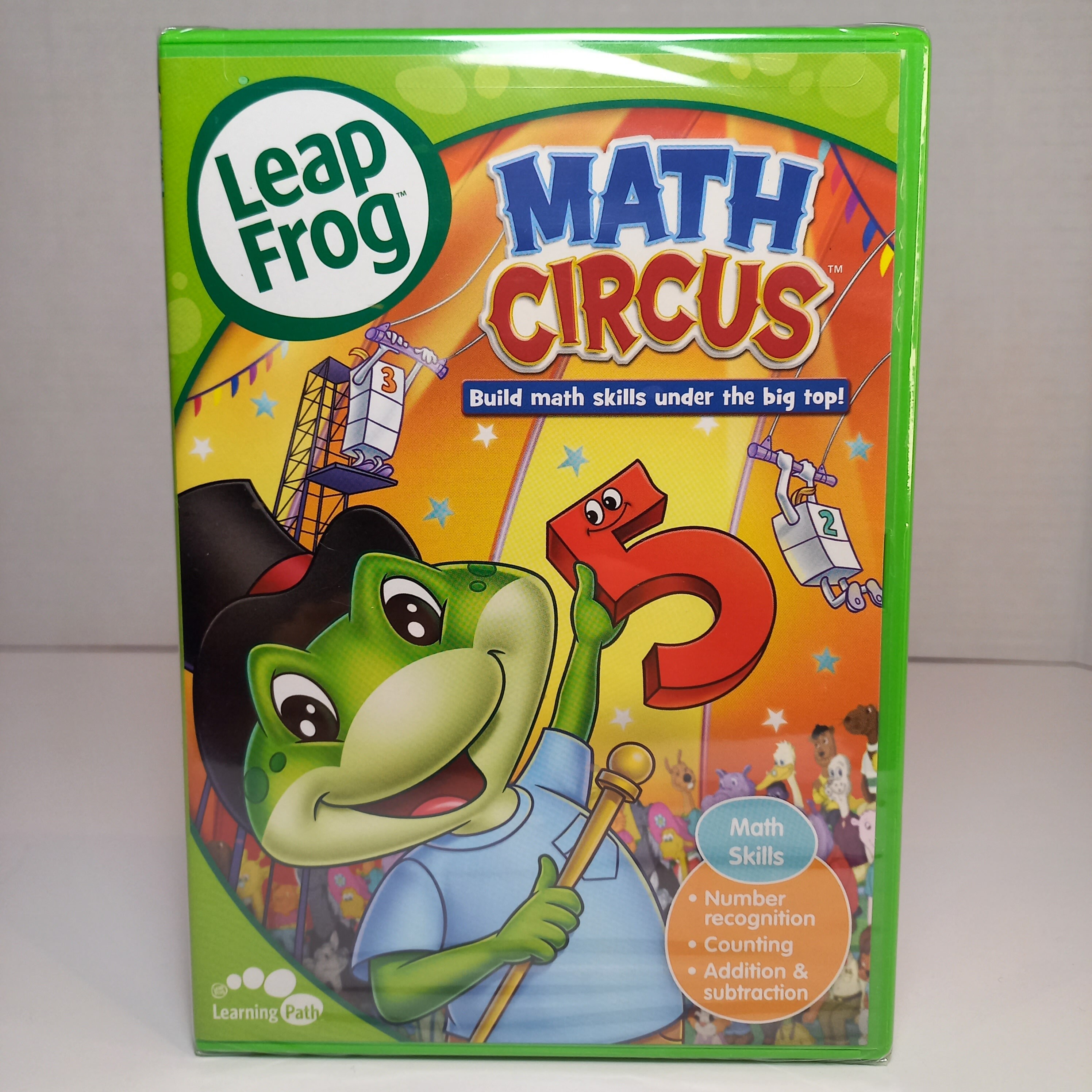 Leap Frog Math Circus Build Math Skills Under the Big Top. New Sealed ...