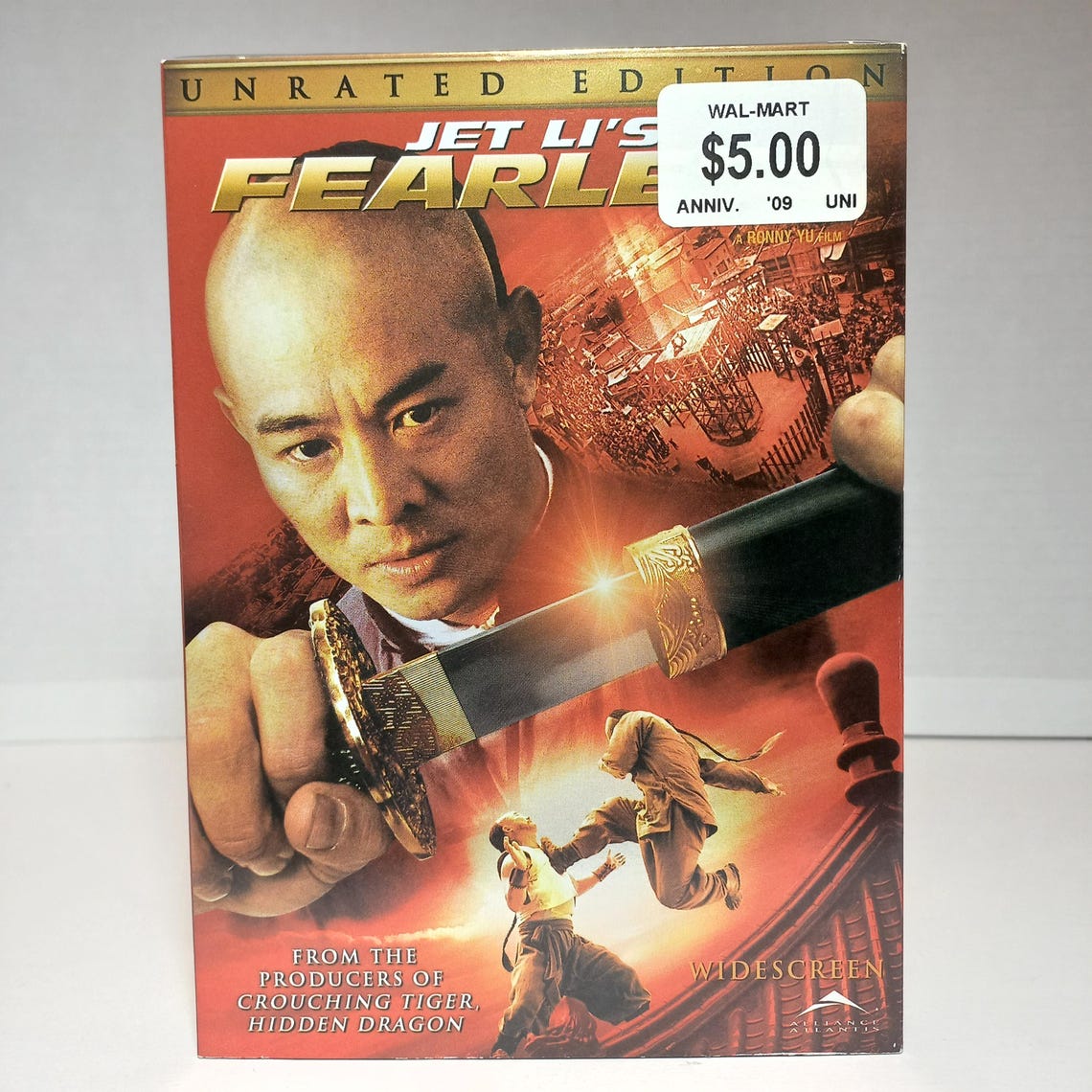 Fearless. Jet Li's. New. (DVD, 2006, Canadian, Unrated, Widescreen ...