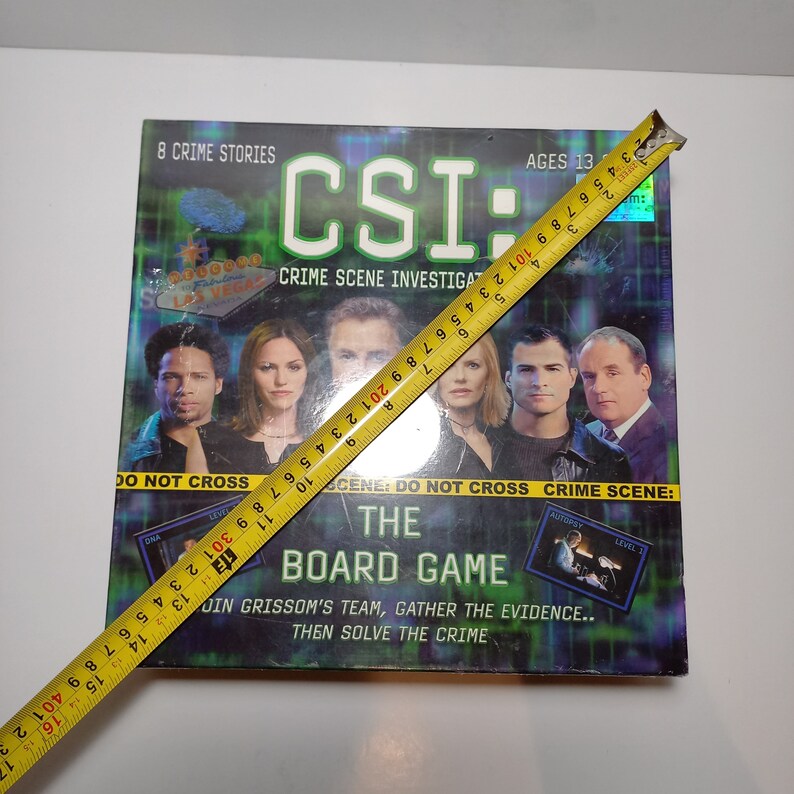 CSI: Crime Scene Investigation the Board Game 2004 Vintage New Sealed 8 ...