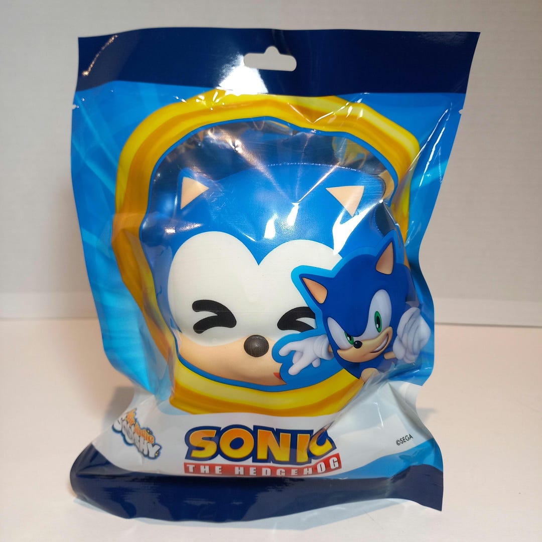 Sonic the Hedgehog Super Magic Squishy Maxi Toy Figure 'sonic 02' Rare ...