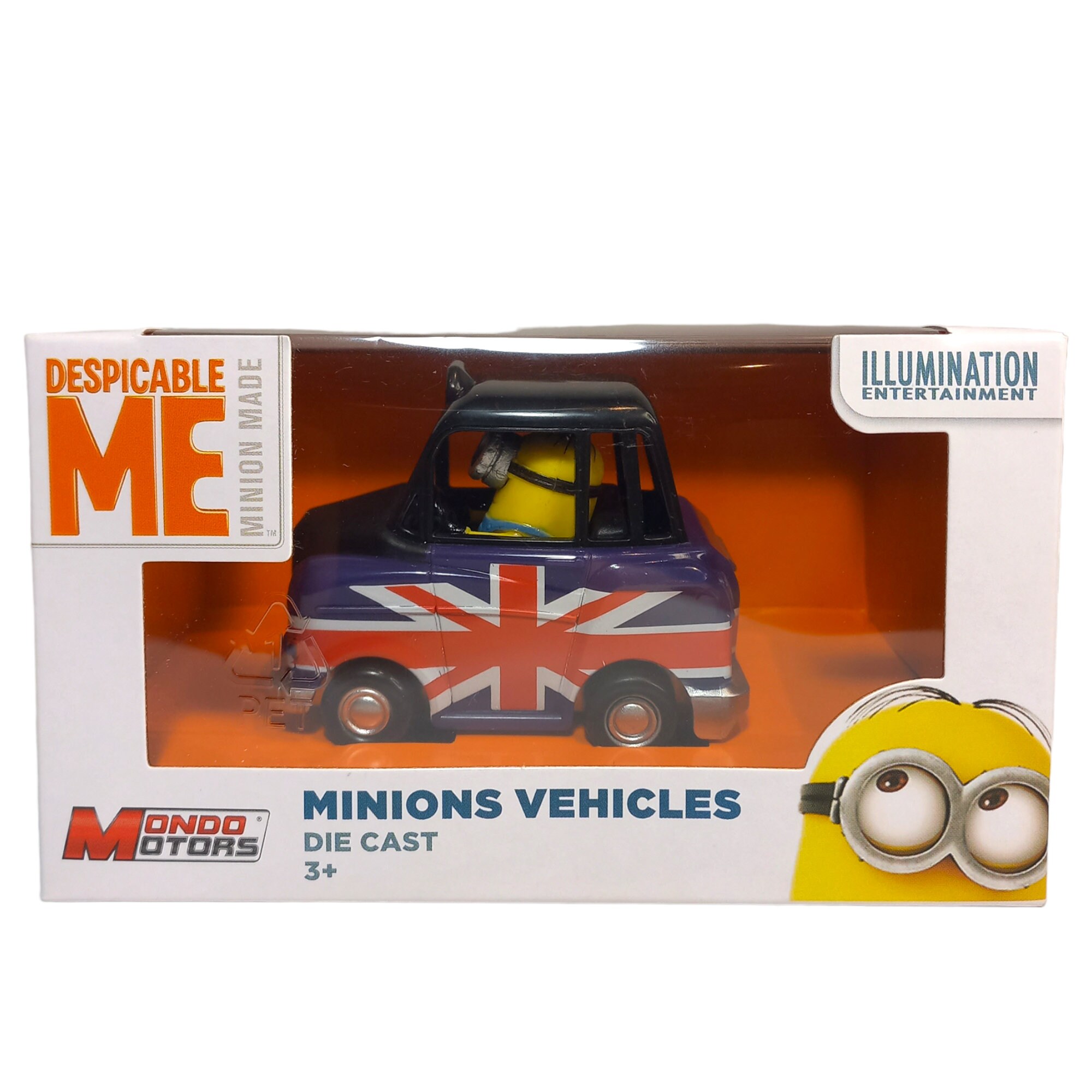 Despicable Me Minion Made Vehicle • Mondo Motors British Flag Taxi Die ...