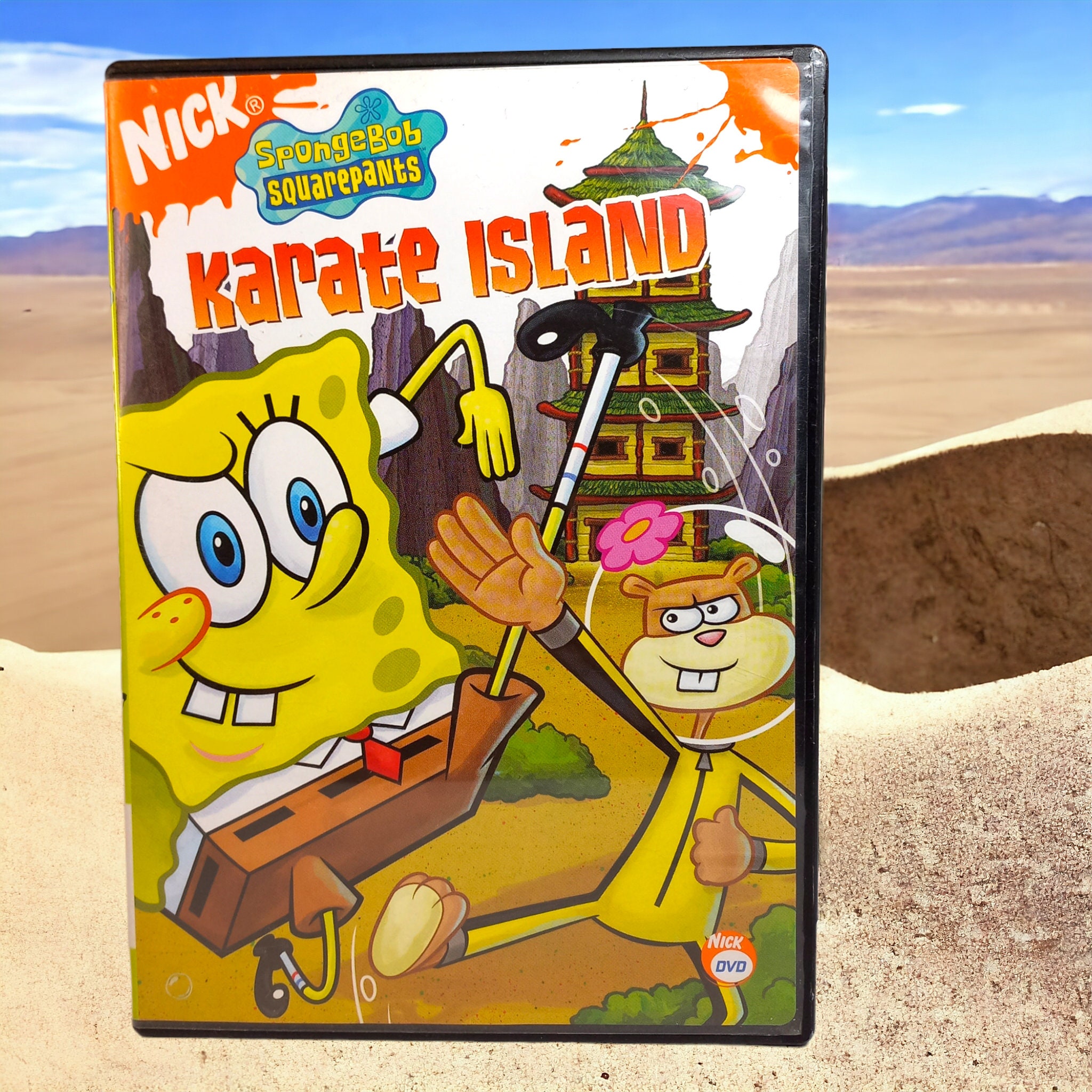 Spongebob Karate Taglio Spongebob Karate Photographic Print