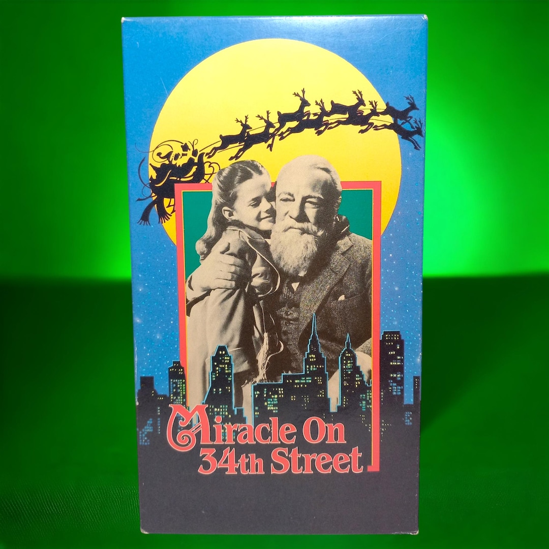 Miracle on 34th Street (VHS) B&W Original New-(no Plastic Seal, Blue ...