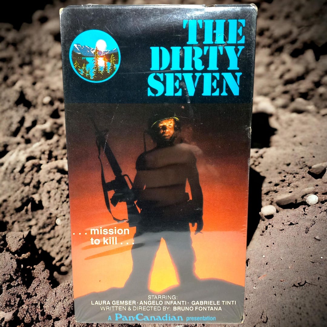 The Dirty Seven (VHS) Super Rare) Sealed New-seal is Torn a Bit ...