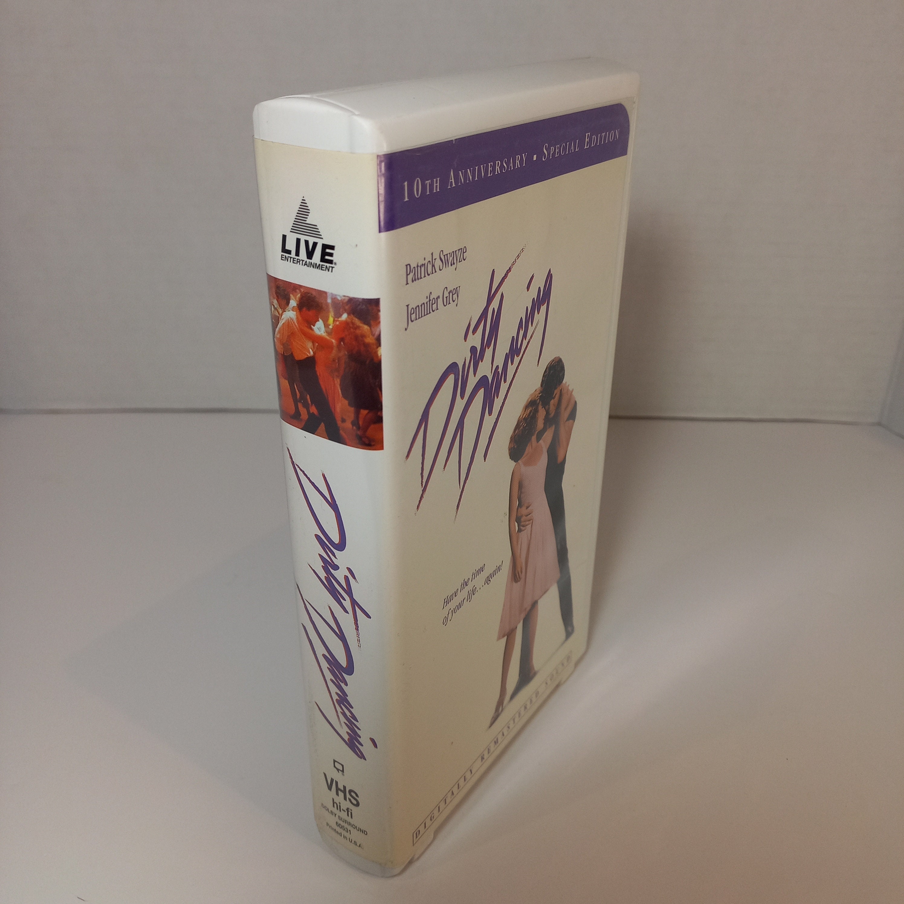 Dirty Dancing VHS, 1997, 10th Anniversary Edition Patrick Swayze ...