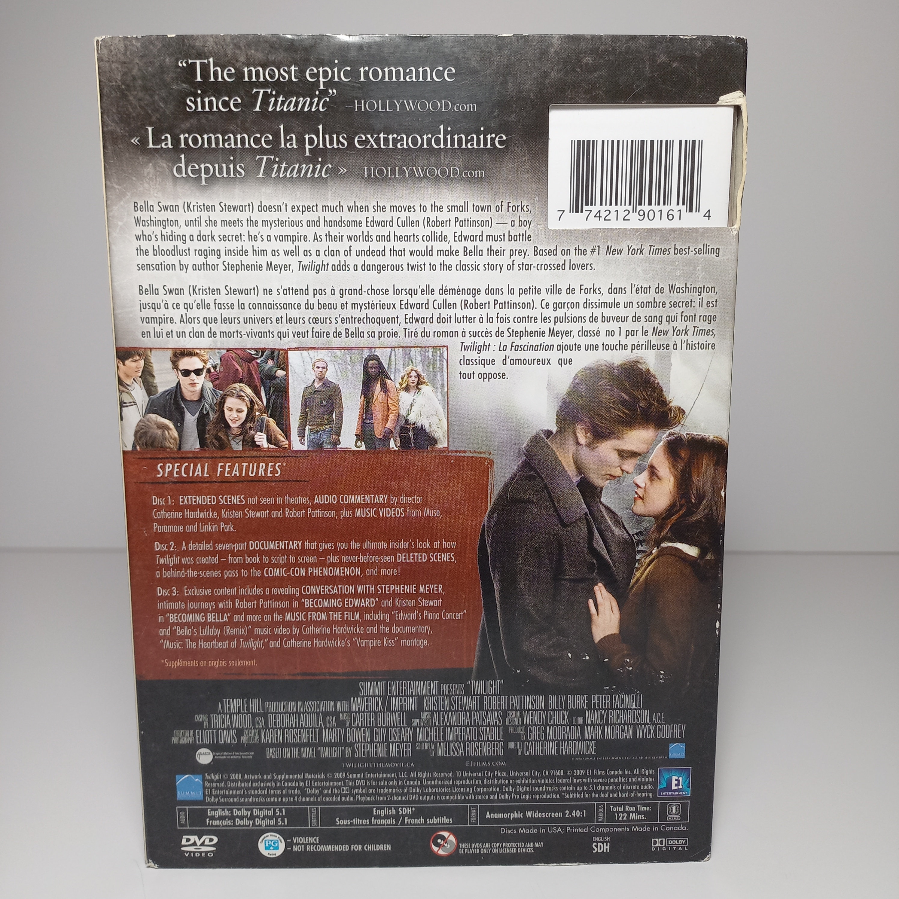 Twilight 3-disc Deluxe Edition DVD Set Brand New and Sealed Canadian ...