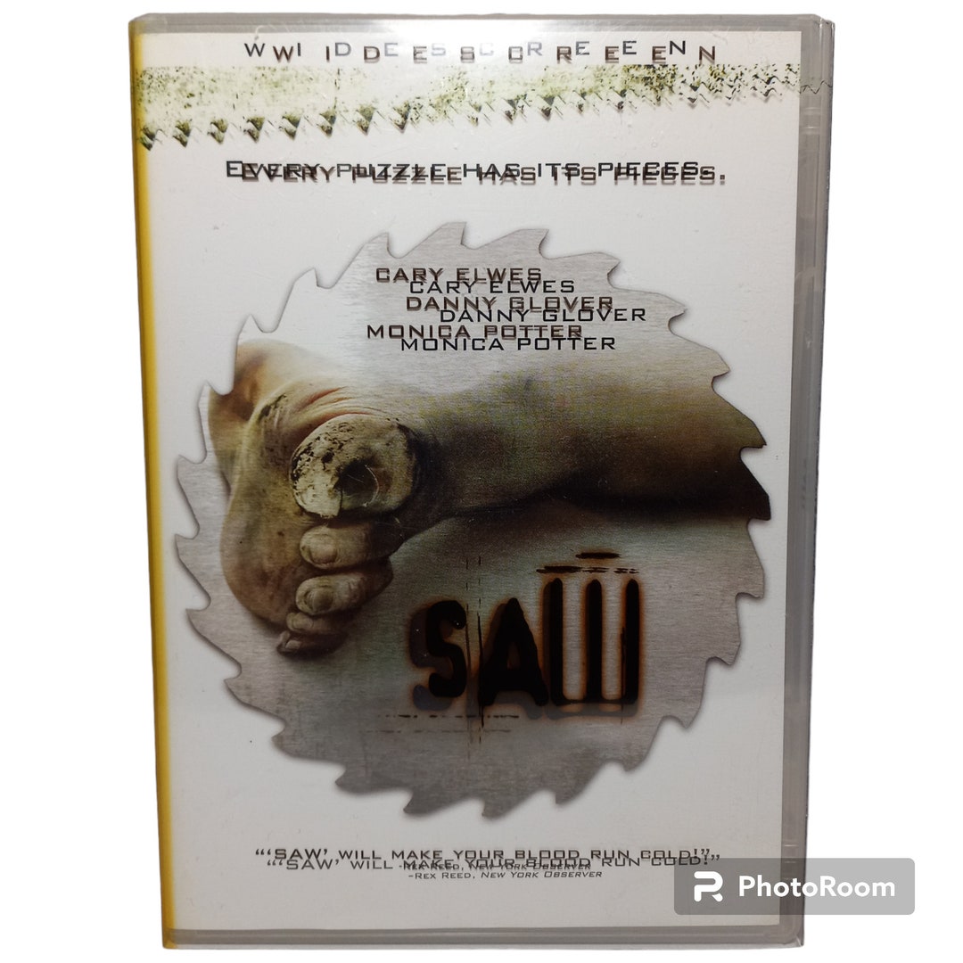 Saw DVD 2004 Widescreen & Standard Version Horror 18A - Etsy