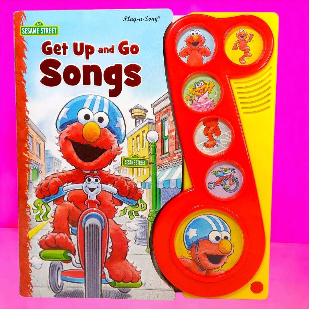 Elmo Get up and Go Songs Little Music Note. Sesame Street. Like New ...