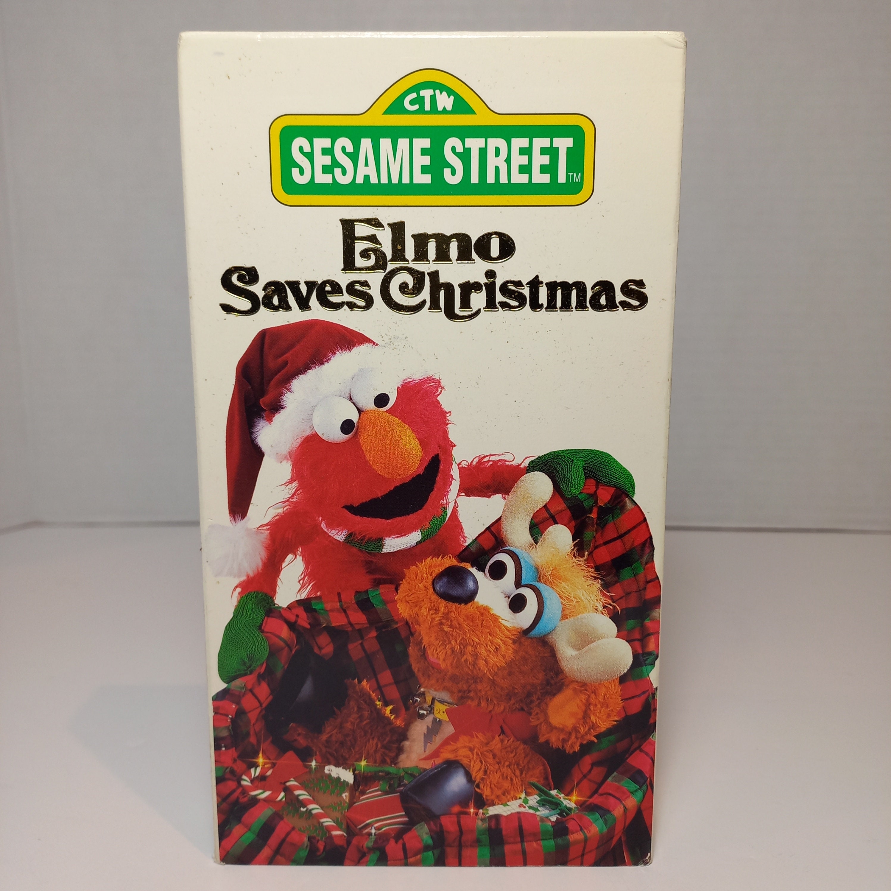 Sesame Street Elmo Saves Christmas VHS, 1996 Sony Wonder. Collectible ...