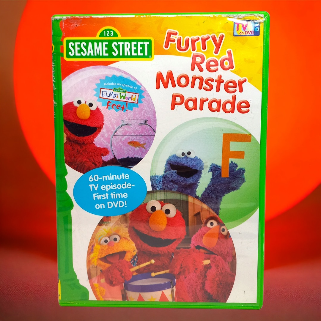 Furry Red Monster Parade (sesame Street) DVD by Various. Pre-owned ...