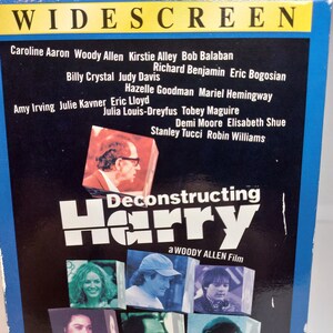 Deconstructing Harry (VHS, 1998, Widescreen) Collector's Edition VHS ...