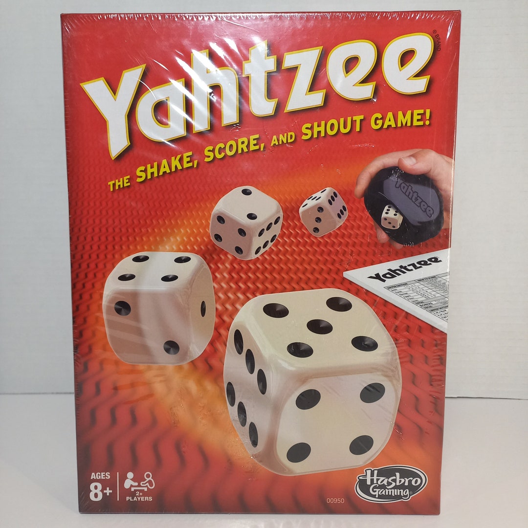 Yahtzee Hasbro Gaming Classic Game New Sealed Collectible. Gift Idea ...