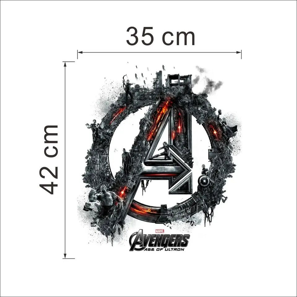 Marvel Avengers Age of Ultron Wall Sticker 40cm 35cm Approximately ...