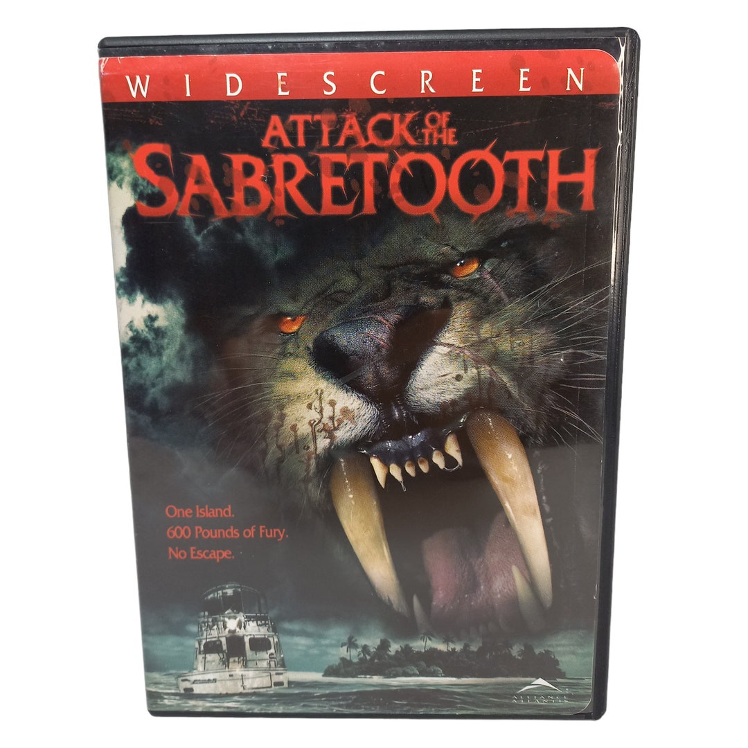 Attack of the Sabertooth DVD, 2006 Horror 18A Collectible Gory Very ...